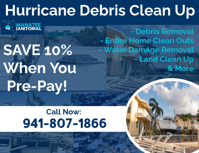 Hurricane Debris Clean Up Template | PosterMyWall