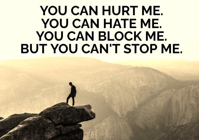 HURT OR HATE QUOTE TEMPLATE | PosterMyWall