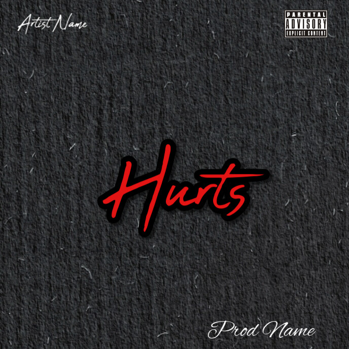 Copy of Hurts Album cover | PosterMyWall