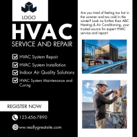 Hvac repair and professional services Template | PosterMyWall