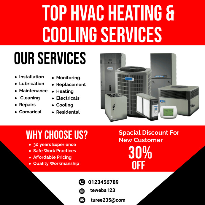Hvac Flyers Template | PosterMyWall