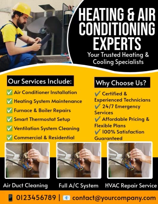 Hvac Flyers Template | PosterMyWall