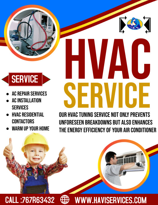 Copy of hvac service template | PosterMyWall