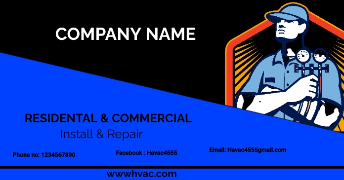 Copy of HVAC training and repairs card | PosterMyWall
