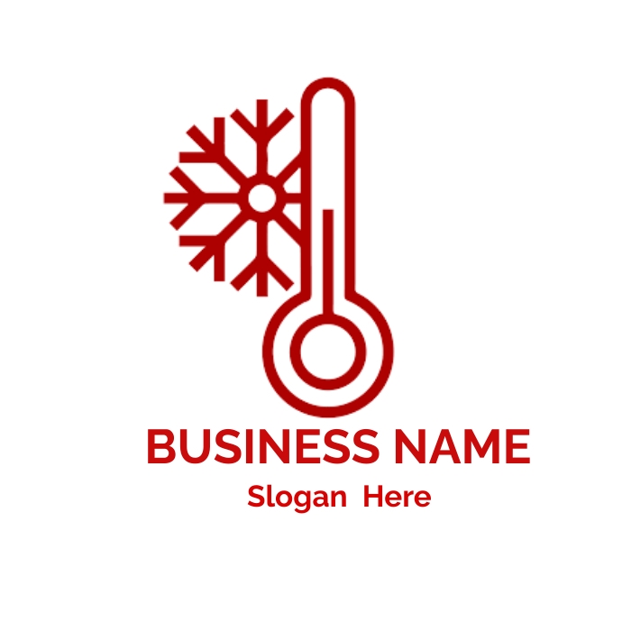 HVAC training and repairs logo Template | PosterMyWall