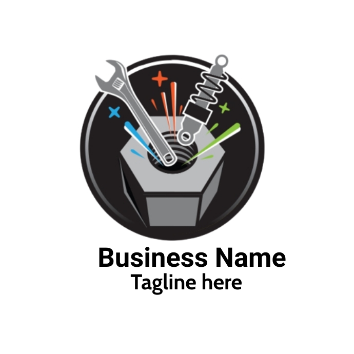 Hydraulic business logo//handyman logo Template | PosterMyWall