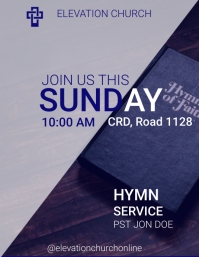 HYMN SERVICE (1) Template | PosterMyWall