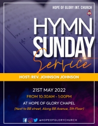 Hymn Service Template | PosterMyWall