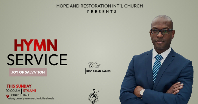 Plantilla de Del Servicio de Búsqueda de Himnos | PosterMyWall