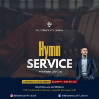 hymn sunday service Template | PosterMyWall