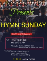 hymn sunday Template | PosterMyWall