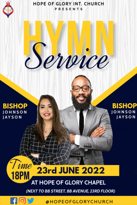 Copy of Hymn Sunday | PosterMyWall