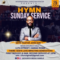 Hymn service Template | PosterMyWall