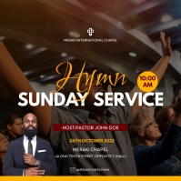 hymn sunday service Template | PosterMyWall
