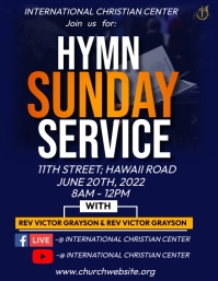 hymn sunday Template | PosterMyWall