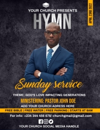 Hymn Service Template | PosterMyWall