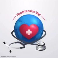 Hypertension day poster design template | PosterMyWall