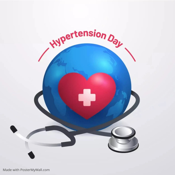 Modèle Hypertension day poster design template | PosterMyWall