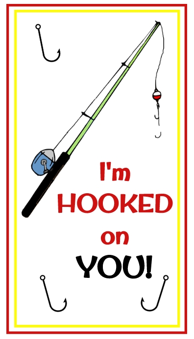 I'm hooked On You Gift Tag Template | PosterMyWall