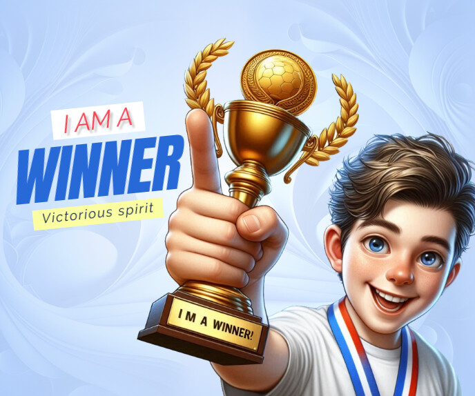 I am a winner Template | PosterMyWall