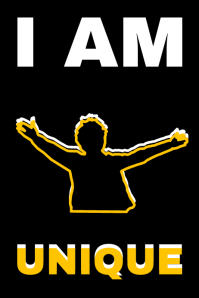 i Am Unique Template | PosterMyWall