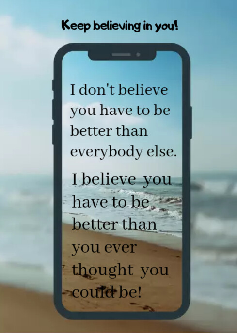 I believe Template | PosterMyWall