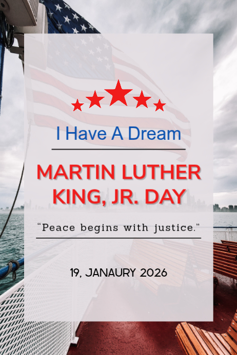 I Have A Dream - MLK DAY Poster 2026 Template | PosterMyWall