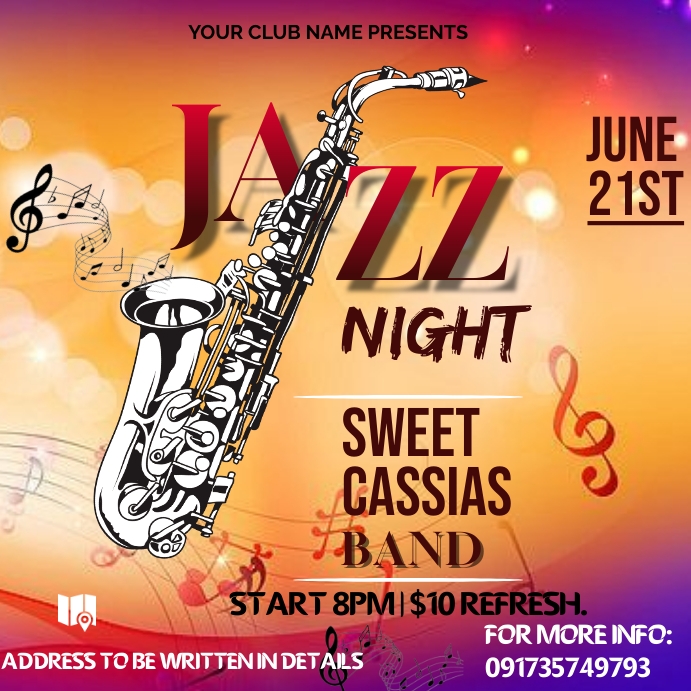 I love Music Template | PosterMyWall