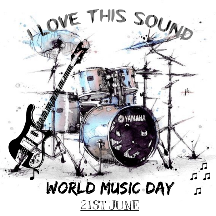 Copy of I love Music | PosterMyWall