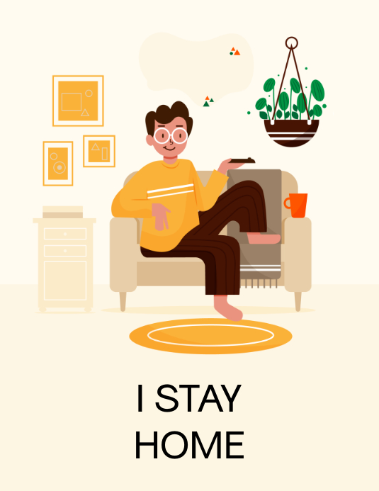 Copy of I STAY HOME | PosterMyWall