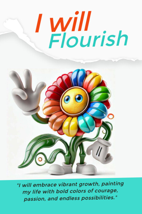 I will flourish Template | PosterMyWall