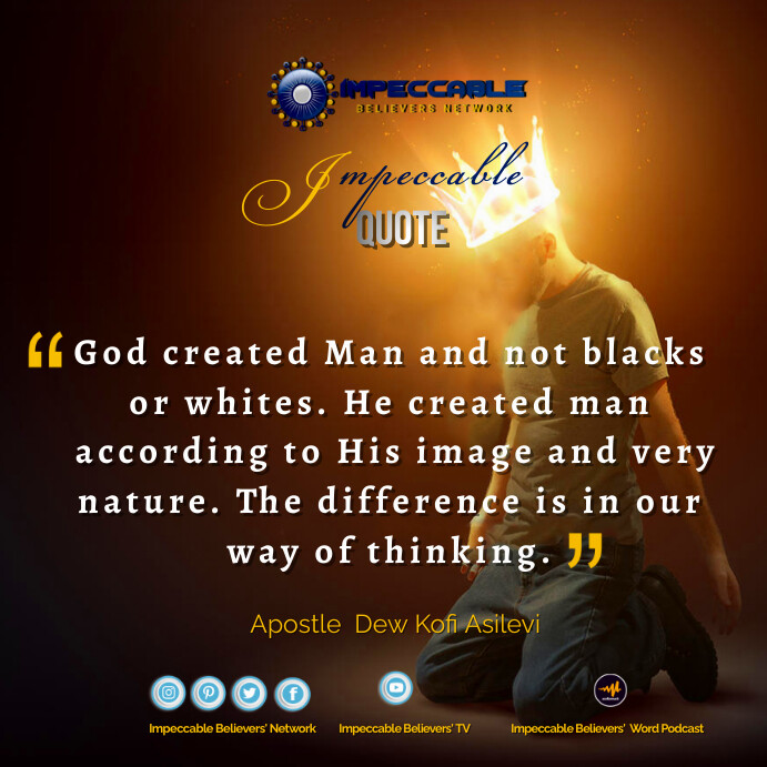 IBN QUOTE ON TO GOD CREATED ,MAN AND NOT BLAC Template | PosterMyWall