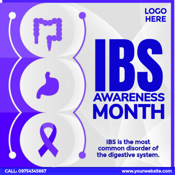 Plantilla de ibs awareness month | PosterMyWall