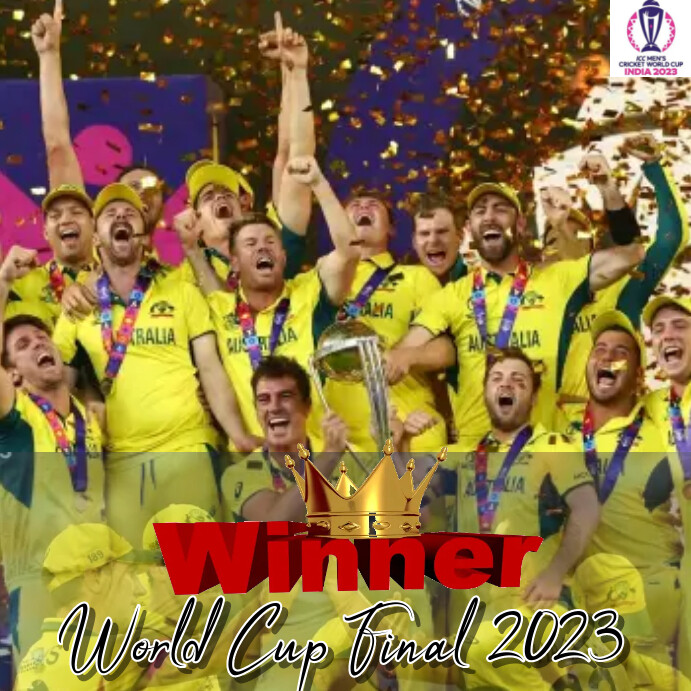 Icc Worldcup 2023 final Template | PosterMyWall