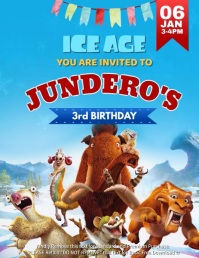 Ice Age Template | PosterMyWall