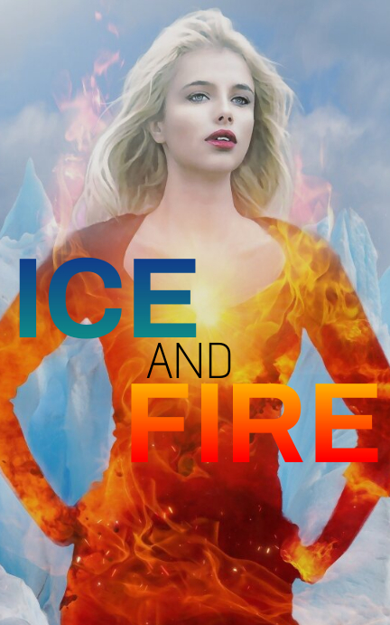 ICE AND FIRE BOOK TEMPLATE | PosterMyWall