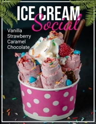 ice cream festival flyer Template | PosterMyWall