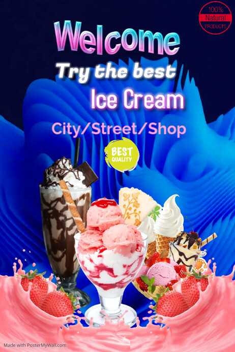 Ice cream (1) Template | PosterMyWall