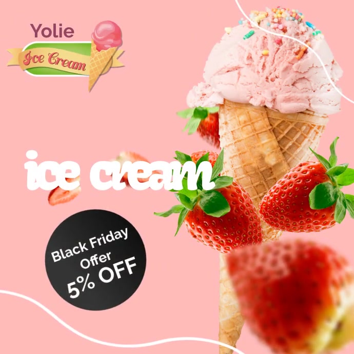 Ice cream (1) Template | PosterMyWall