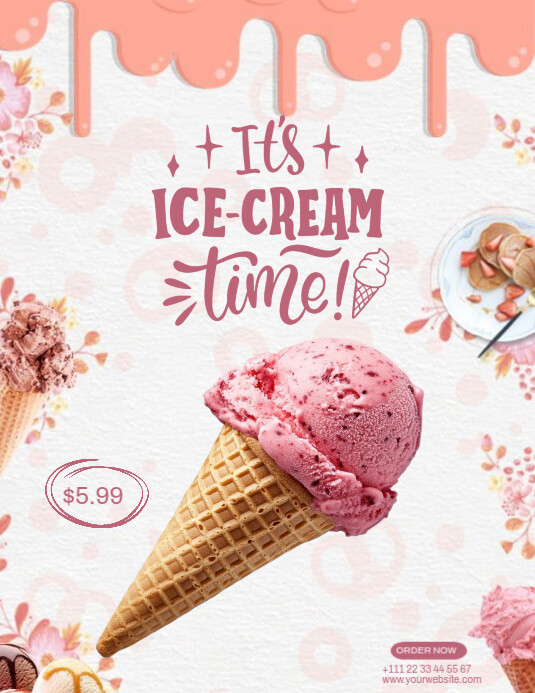 Plantilla de Ice cream ads | PosterMyWall