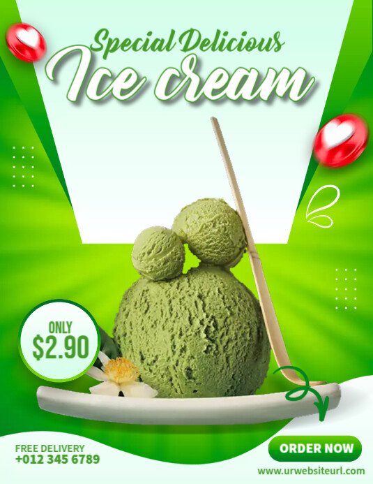 Ice Cream Ads Template | PosterMyWall