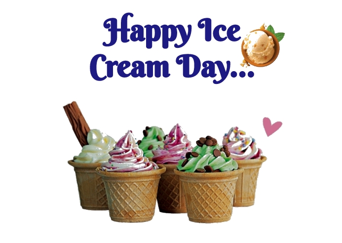 ice cream day Template | PosterMyWall