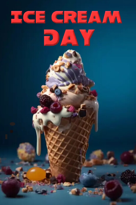 Plantilla de Ice cream day flyers | PosterMyWall
