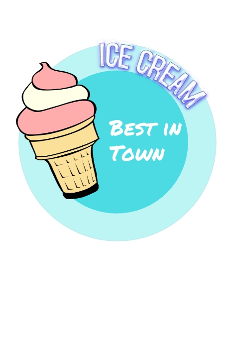 ICE CREAM Template | PosterMyWall