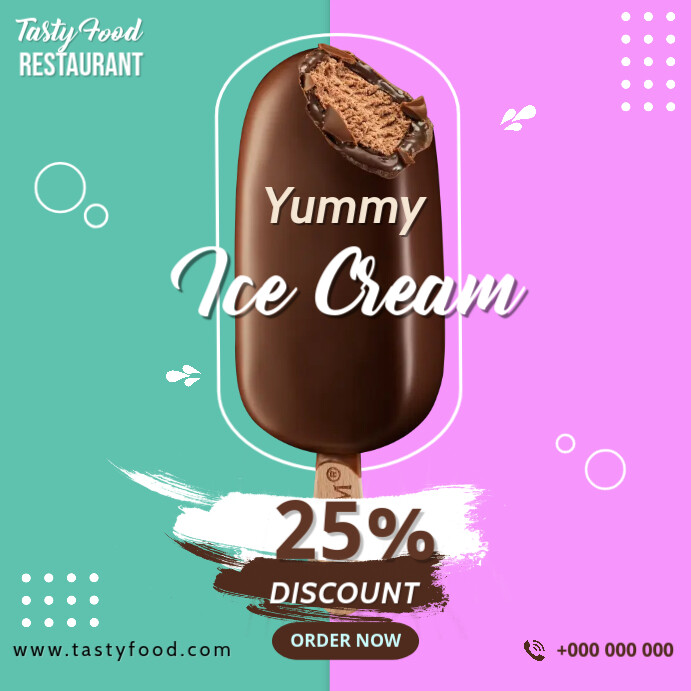 Ice Cream Template | PosterMyWall