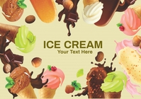 Ice Cream A4 Template | PosterMyWall