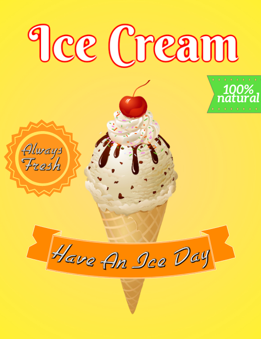 Copy of Ice Cream | PosterMyWall