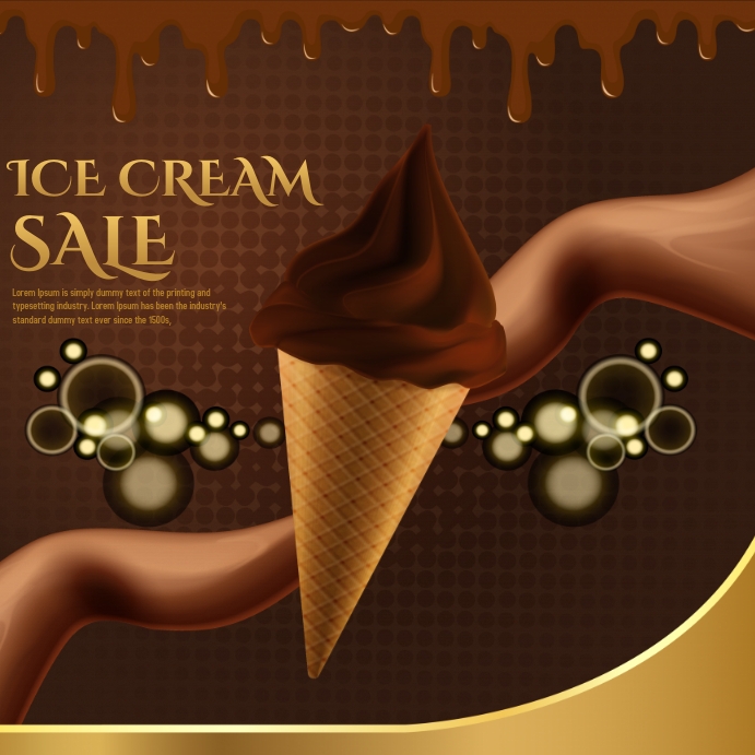 ICE CREAM Template | PosterMyWall