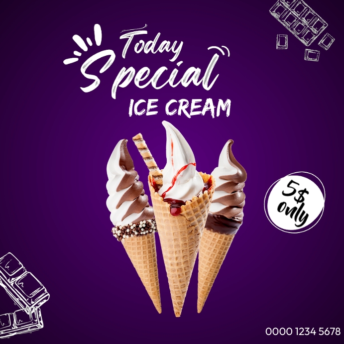 Ice Cream Design Template | PosterMyWall