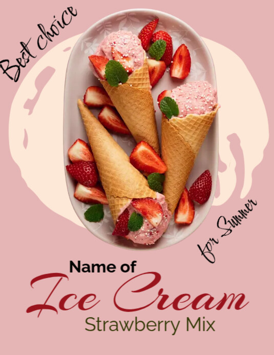Ice Cream Flyer Template | PosterMyWall